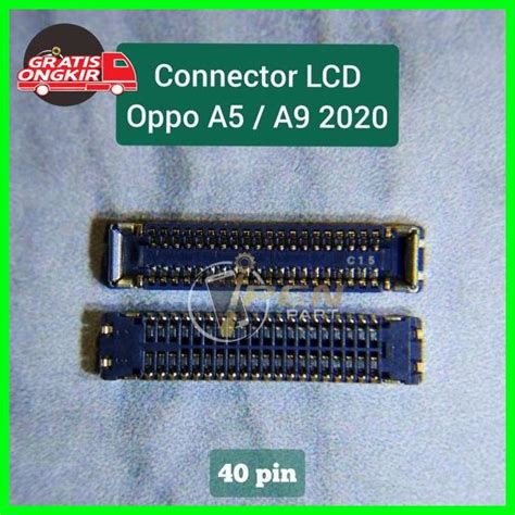 Jual Socket Konektor Lcd Oppo A5 A9 2020 Di Mesin Soket Layar Original Fpc Shopee Indonesia