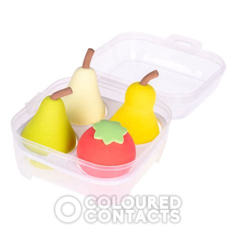 Four Fruit Makeup Sponges Multipack