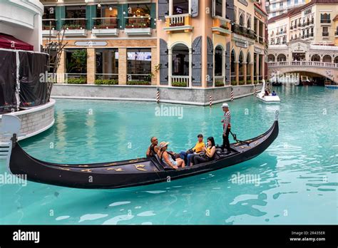 Gondola And Gondolier At Venice Grand Canal Mall Taguig City Manila