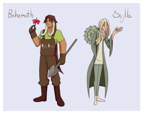 Human Gijinka Godzilla Part 2 Behemoth Scylla 2014 Mutos