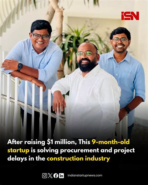Indian Startup News On Linkedin Startup Construction Technology Ai