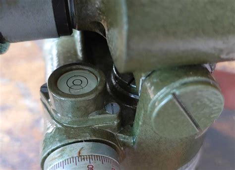 Original Russian Theodolite Pab 2a Angle Measuring Device Used