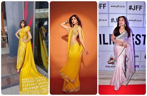 Trend में रहेगी ये 10 Bollywood स्टाइल Saree सबके Blouse Design भी एकदम Latest 10 Latest And