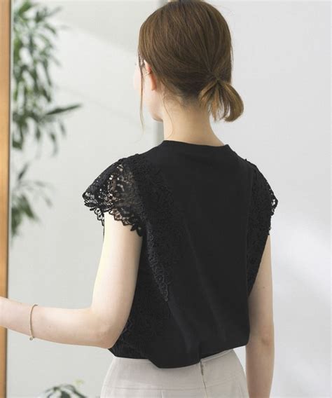 Urban Research Rosso（アーバンリサーチロッソ）の「レースフレンチスリーブプルオーバー（tシャツカットソー）」 Wear