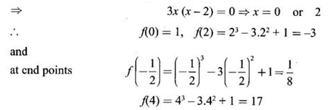 Maxima And Minima Of A Function Of One Variable Definition Theorem Geometrical Meaning