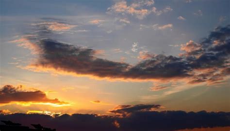 Premium Photo Sunset Sky For Background Or Sunrise Sky And Cloud At The Morning