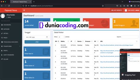 Website Portal Berita Codeigniter