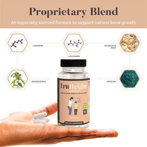 Truheight Capsules Height Growth Supplement Grow Taller With Vital