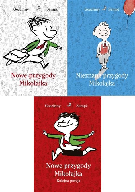 NOWE PRZYGODY MIKOŁAJKA PAKIET 3 KSIĄŻEK GOSCIN 11352291106