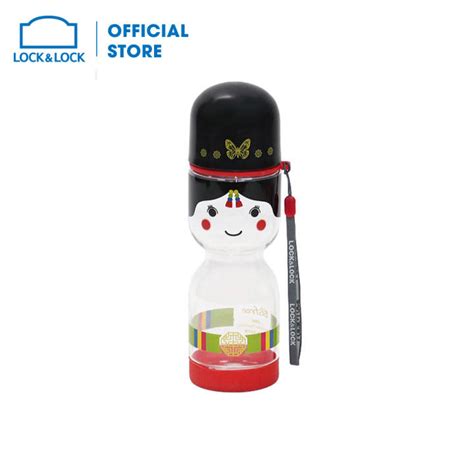 Bình nước Lock Lock với thiết kế hình búp bê ngộ nghĩnh kiểu Korea