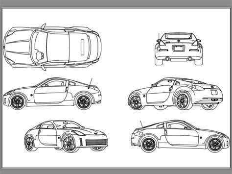 Voiture Dans Autocad Téléchargement Cad Gratuit 16333 Kb Bibliocad
