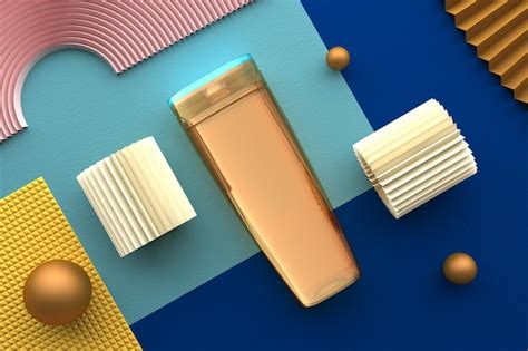 Premium Photo Top View Shampoo Left Side