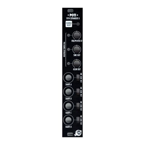 Xaoc Devices Replacement Panel Poti Ii Black At Signal Sounds