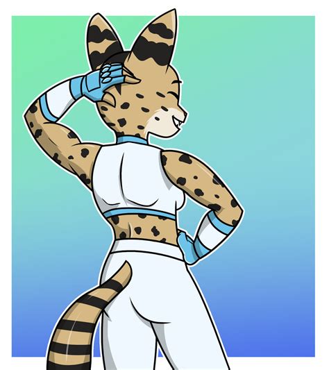 Serval Kitty Back Pose By Marshman220 On Deviantart