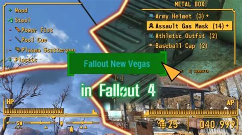 Fallout New Vegas A Fallui Hud Layout インターフェース Fallout4 Mod データベース
