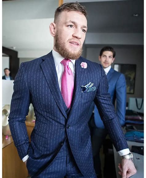 Conor Mcgregor Blue Suit The Famous Jackets