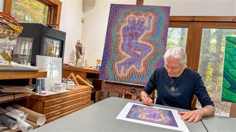 Spooning By Alex Grey New Painting And Limited Edition Fine Art Print