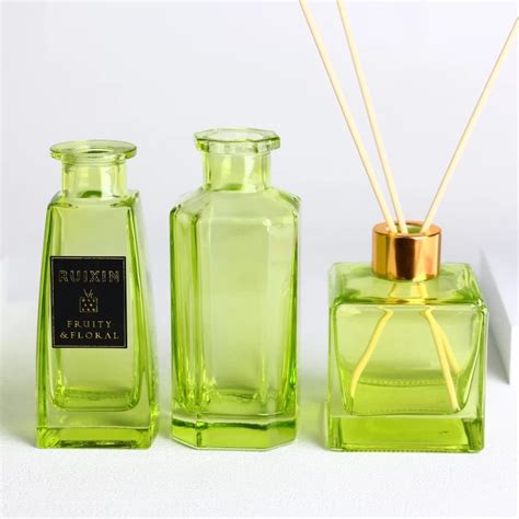 High Quality Essential Oil Diffuser Bottle Clear Striped Oil Aroma