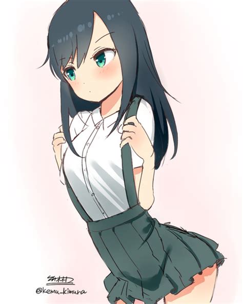 スカートを上げる朝潮 ケム さんのイラスト ニコニコ静画 イラスト