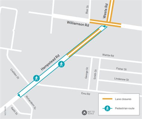 Hampstead Road Temporary Lane Closure August Vic Gov Au