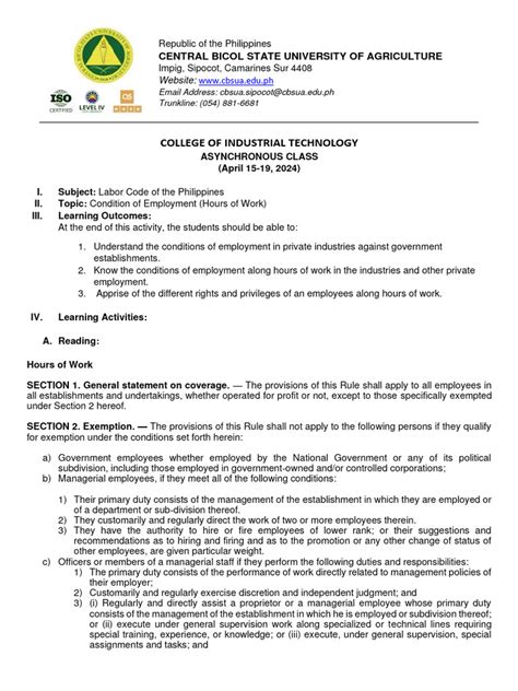 asynchronous labor law pdf overtime employment