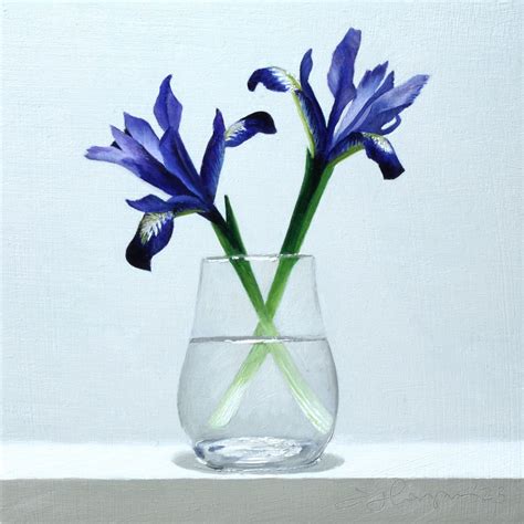 Small Irises Andrew Thompson Morningside Gallery Edinburgh