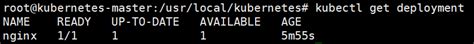 Kubernetes 部署 Nginx ，使用 Kubectl Get Deployment 时出现 No Resources Found In Default Namespace 清歌