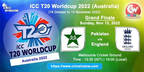 Pakistan Vs England Icc T20 Worldcup Final Match Live 2022