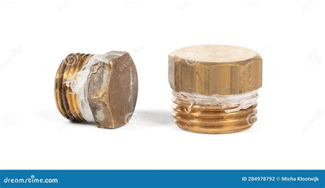 Brass Fitting For Plumbing Pipes Stop End Compression Fitting Stock