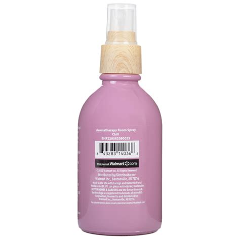 Better Homes And Gardens Essential Oil Infused Room Spray B Chill 5 Oz