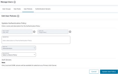 Creating Device Policies And Device Policy Rules