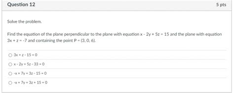 solved question 125 ﻿ptssolve the problem find the equation