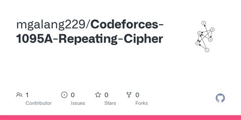 Github Mgalang229codeforces 1095a Repeating Cipher