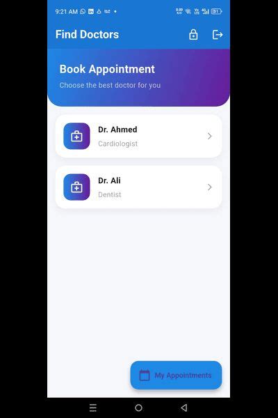 Doctor Appointment System Flutter App Codester