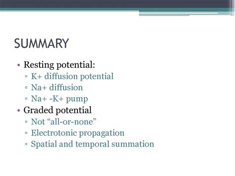 Membrane Potentials 膜电位 Ppt Download