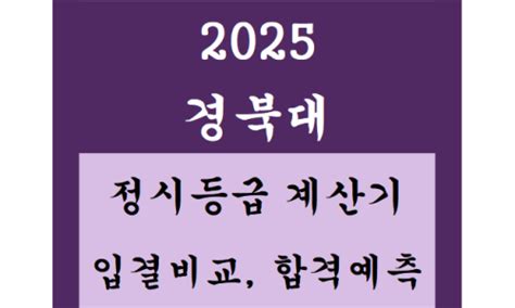 2024학년도 경북대학교 입시결과 수시등급 정시등급 최저학력기준 경쟁률 충원율 등경북대 교과우수자 지역인재 일반