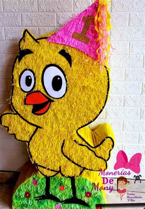 Piñata pollito amarillito fiesta Pollito amarillo Piñata gallina