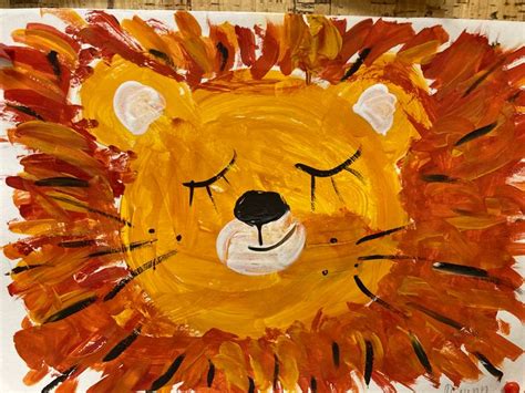 Львёнок Детский рисунок Art Show Art Art Lessons