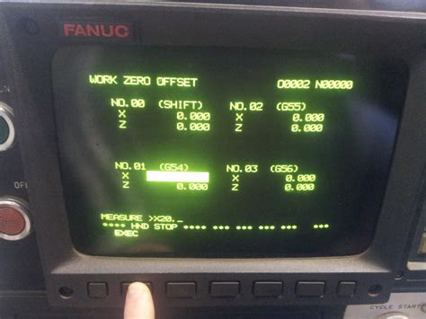 Fanuc Work Offset Geometry Offset