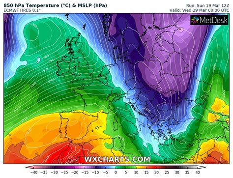 Weather News Ερχονται ψυχρες αεριες μαζες Χαμηλες θερμοκρασίες απο τα