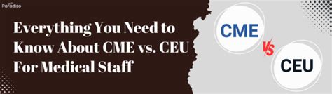 Everything You Need To Know About Cme Vs Ceu For Medical Staff