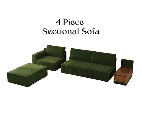 L Shaped Sofa Sims 4 Baci Living Room