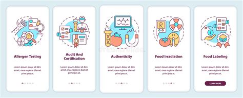 Testing Services Onboarding Mobile App Screen Stock Vector Illustration Of Welcome Screen