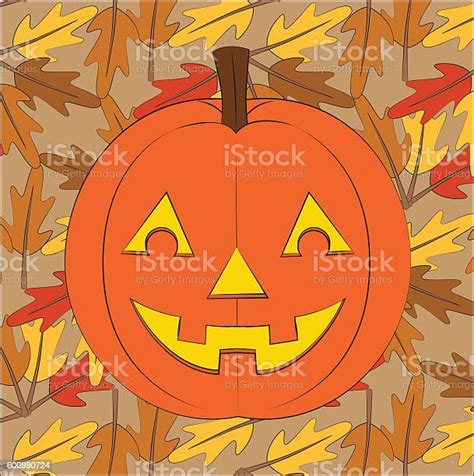 잭 O 랜턴 할로윈 호박 일러스트레이션 0명에 대한 스톡 벡터 아트 및 기타 이미지 0명 가을 갈색 Istock