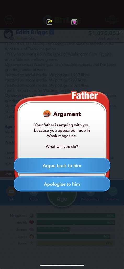 Does This Mean My Father Reads Wank Magazine R BitLifeApp
