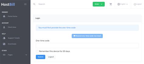 New Email Two Factor Authentication Hostbill Blog