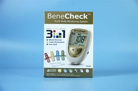 Máy đo đường Huyết Mỡ Máu Gout Benecheck Plus 3 In 1 3 Hộp Que Thử