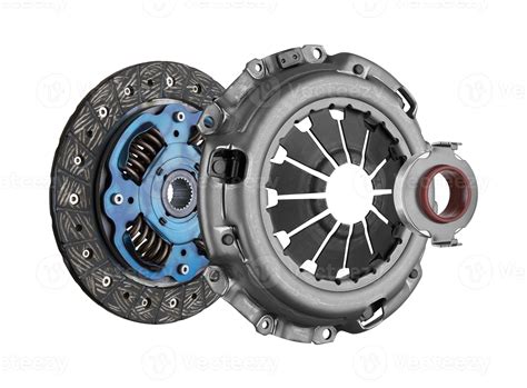 Disc And Clutch Basket With Release Bearing On A White 68282730 Stock