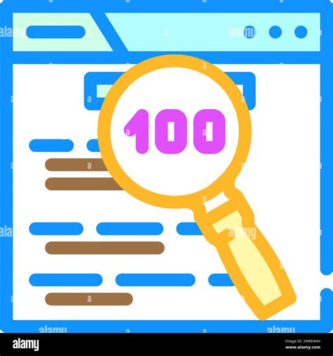 Indexing Seo Color Icon Vector Illustration Stock Vector Image And Art