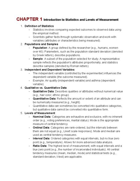 Stats Book Summary Nursing A Concept Based Approach To Learning 4th Edition Volume 1